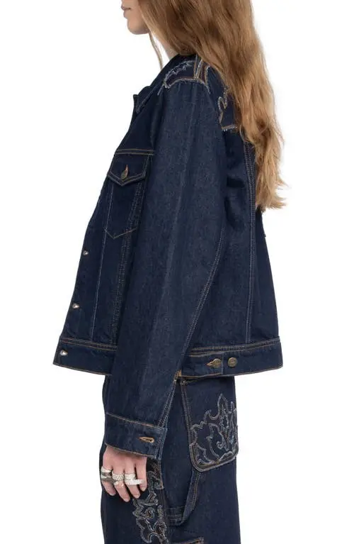 Zadig&Voltaire Bases Western Denim Jacket - Brut