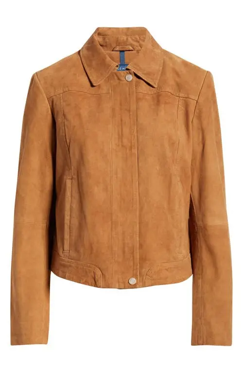 Cole Haan Suede Jacket - Hazlenut