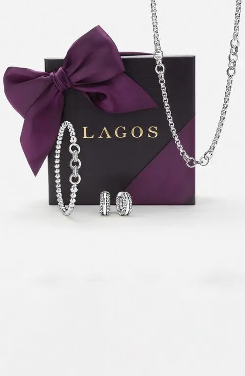 Lagos Sterling 5-ring Stretch Bracelet