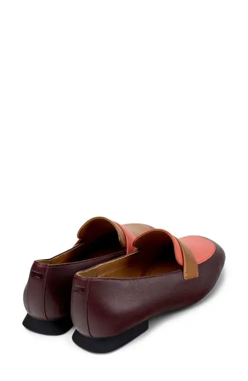 Camper Casi Myra Twins Loafer - Multi Burgundy