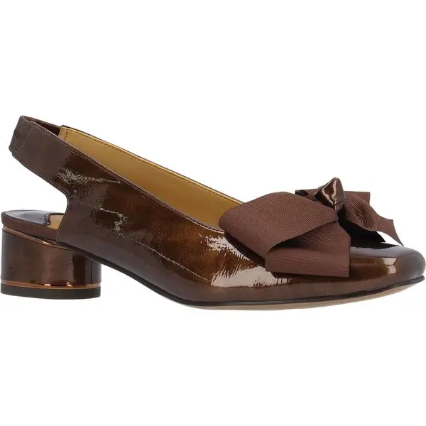 J. Reneé Lazure Slingback Pumps - Bronze