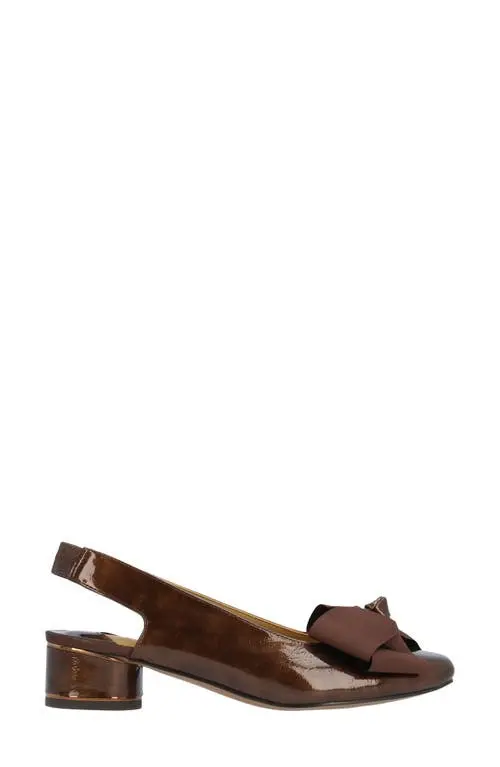 J. Reneé Lazure Slingback Pumps - Bronze