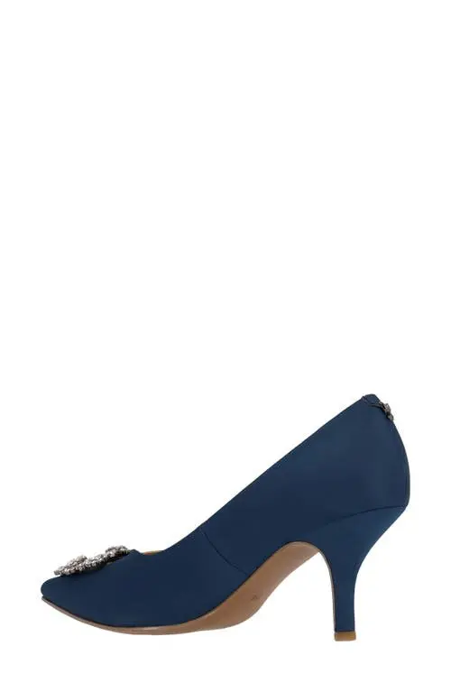 J. Reneé Ezara Pointed Toe Pumps - Navy