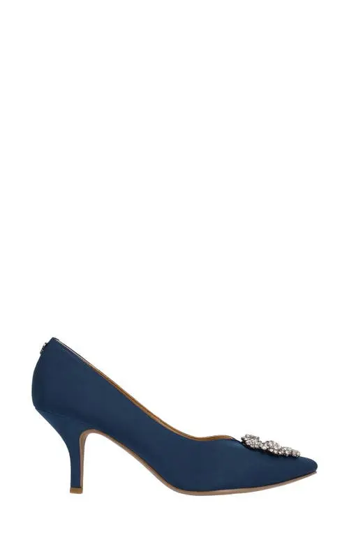 J. Reneé Ezara Pointed Toe Pumps - Navy