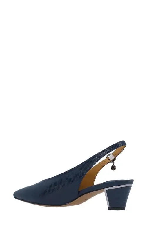 J. Reneé Darra Slingback Pointed Toe Pump - Navy