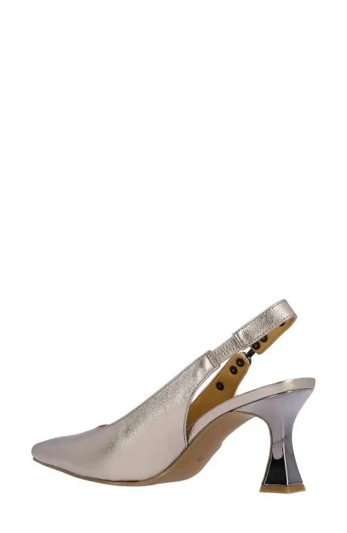 J. Reneé Krissa Slingback Pointed Toe Pump - Pewter