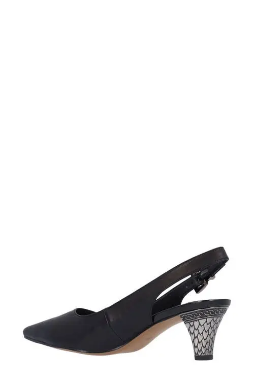 J. Reneé Mayetta Slingback Pointed Toe Pump - Black