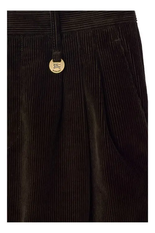 Burberry Relaxed Fit Corduroy Trousers