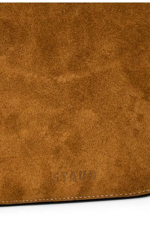 Staud Suede Saddle Crossbody Bag