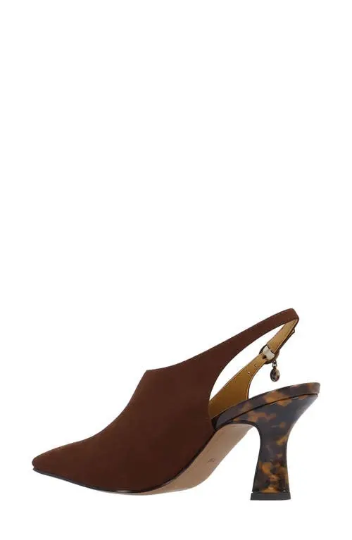 J. Reneé Prissy Slingback Pumps - Chocolate