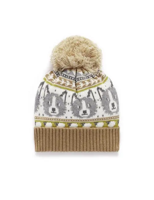 PUREBABY Sheep Dog Beanie - Sheep Dog Fairisle