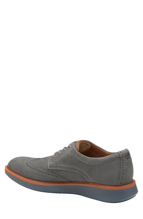 Johnston & Murphy Parker Waterproof Wingtip Derby - Gray Waterproof Nubuck