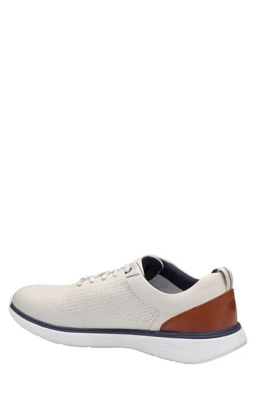 Johnston & Murphy Prentiss 2 Waterproof Sneaker - White Waterproof Full Grain