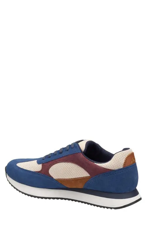Johnston & Murphy Chase Perforated Sneaker - Blue Multi Suede