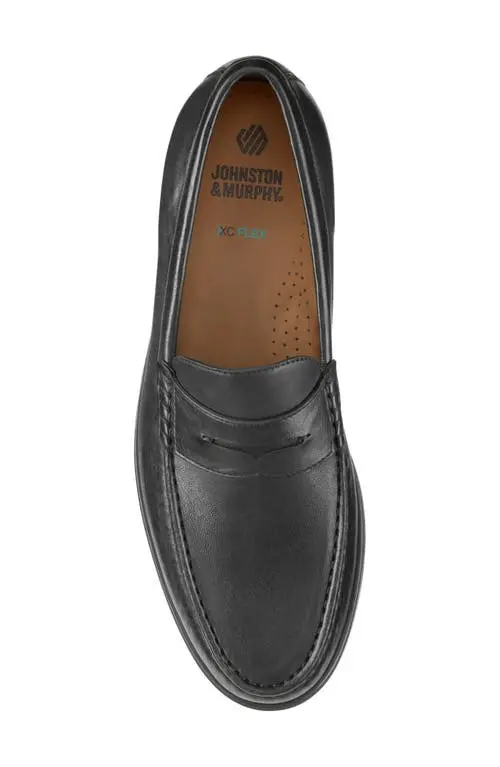Johnston & Murphy Harrison Penny Loafer - Black Glove Leather