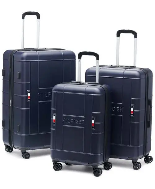 Tommy Hilfiger 3-piece Luggage Set - Navy
