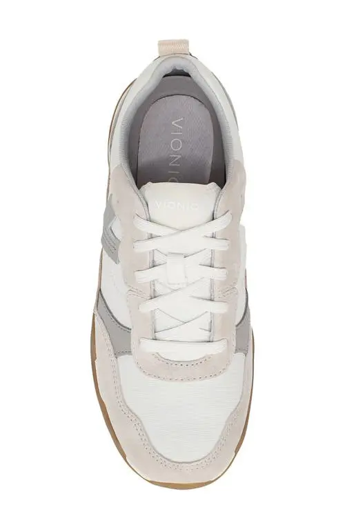 Vionic Slim Glide Lace-up Sneakers - Ivory