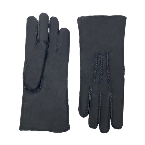 AGNELLE Arnaud Shearling Gloves - Noir