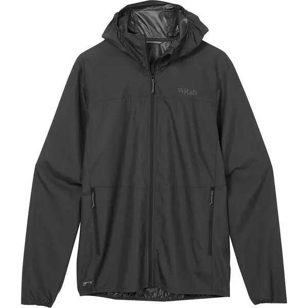 RAB Windgather Hooded Jacket - Black