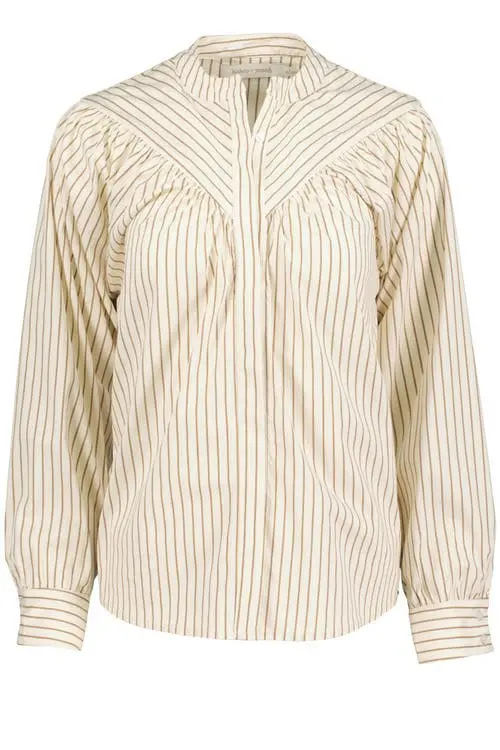 BISHOP + YOUNG Nikki Striped Poplin Top