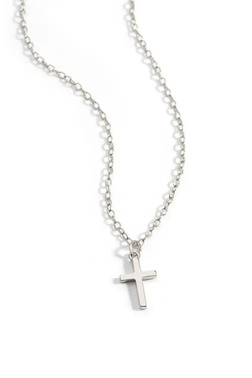 MINT & LILY Cross Pendant Necklace - 925 Sterling Silver