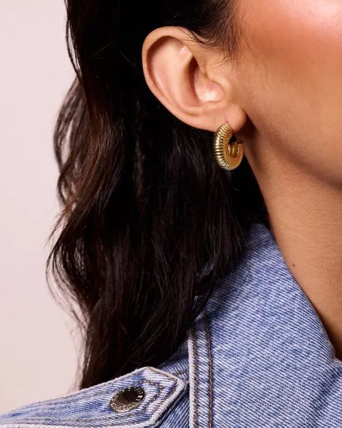 ELECTRIC PICKS West Hoop Earrings
