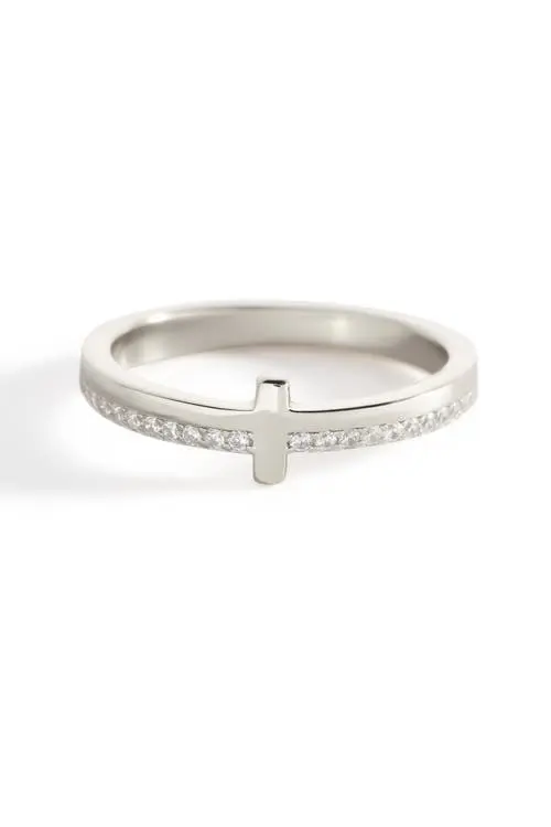 MINT & LILY Cross Ring - Sterling Silver