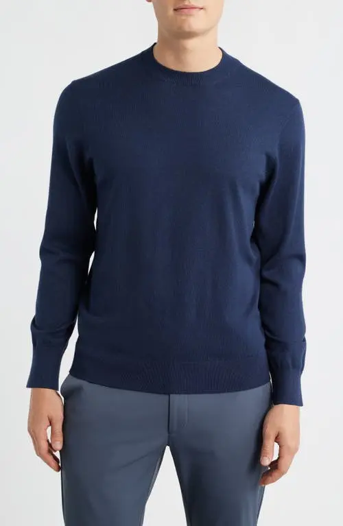Mizzen+main Heritage Crewneck Sweater - Navy