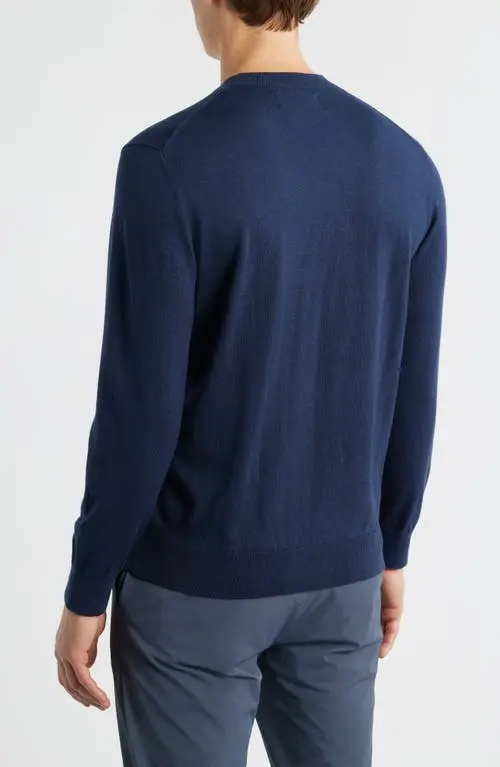 Mizzen+main Heritage Crewneck Sweater - Navy