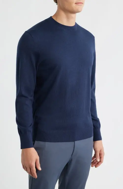 Mizzen+main Heritage Crewneck Sweater - Navy
