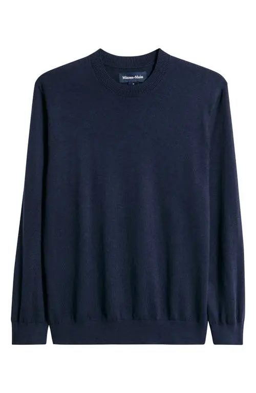 Mizzen+main Heritage Crewneck Sweater - Navy