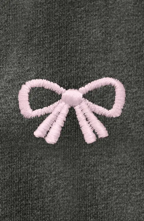 DALIX Bow Fleece Zip Hoodie