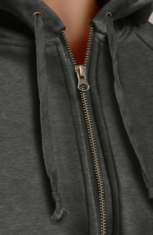 DALIX Bow Fleece Zip Hoodie