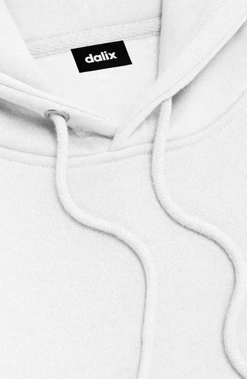 DALIX Bow All Day Midweight Hoodie - White