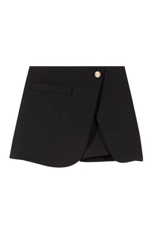 Maje Layered-effect Suit Skort