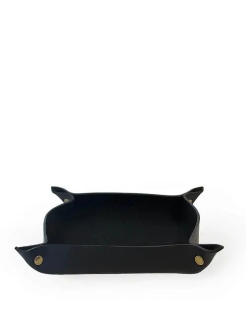 DEUX MAINS Modern Valet Tray - Black