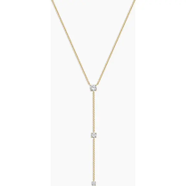 ELECTRIC PICKS Jade Lariat Necklace - Gold