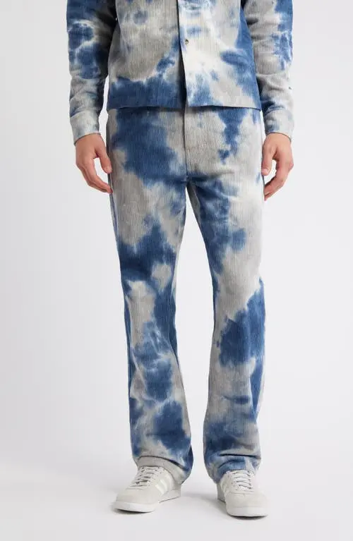 RIZORT Curtis Tie-dye Corduroy Pants - Blue