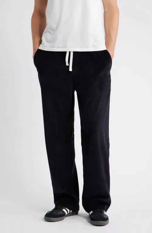 RIZORT Roger Ribbed Pull-on Pants - Black