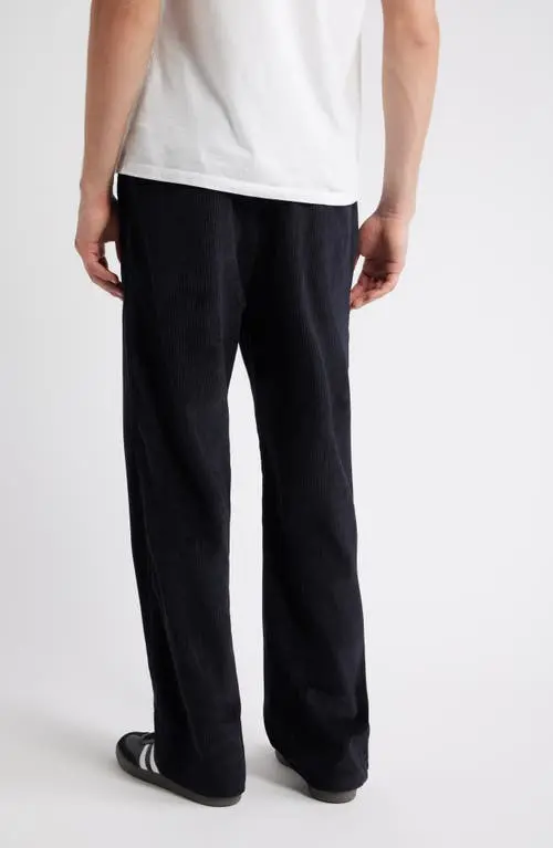 RIZORT Roger Ribbed Pull-on Pants - Black