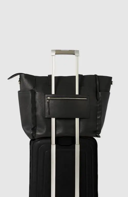 TAH Leather Laptop Tote Bag