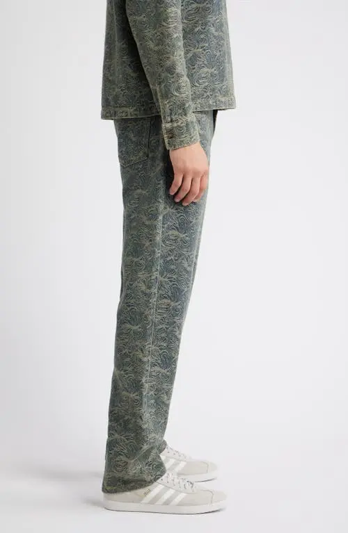 RIZORT Maze Cotton Blend Straight Pants