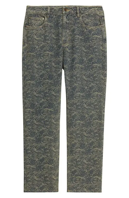RIZORT Maze Cotton Blend Straight Pants