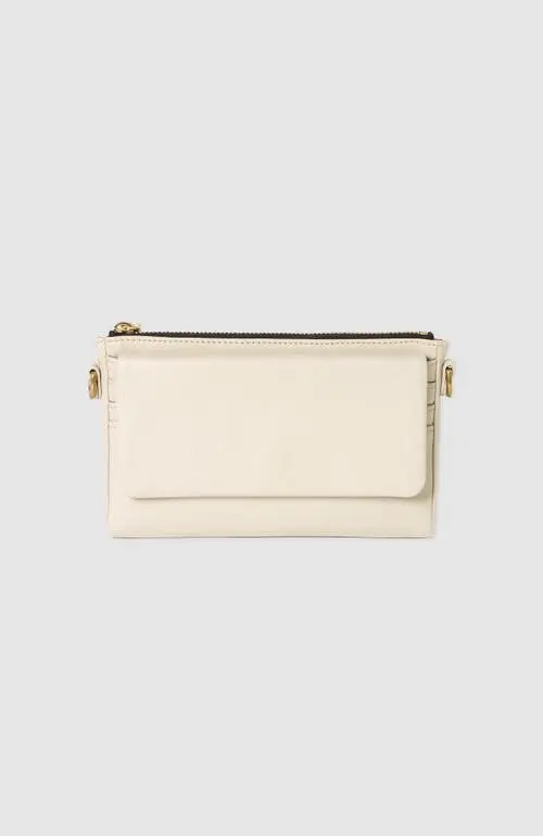 TAH Work Travel Wallet Crossbody - Bone