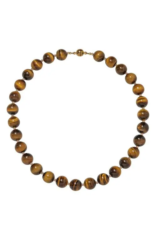 JENNIFER BEHR Corisande Necklace - Tigers Eye