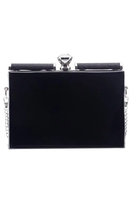 Nina Darby Crystal Clutch - Black