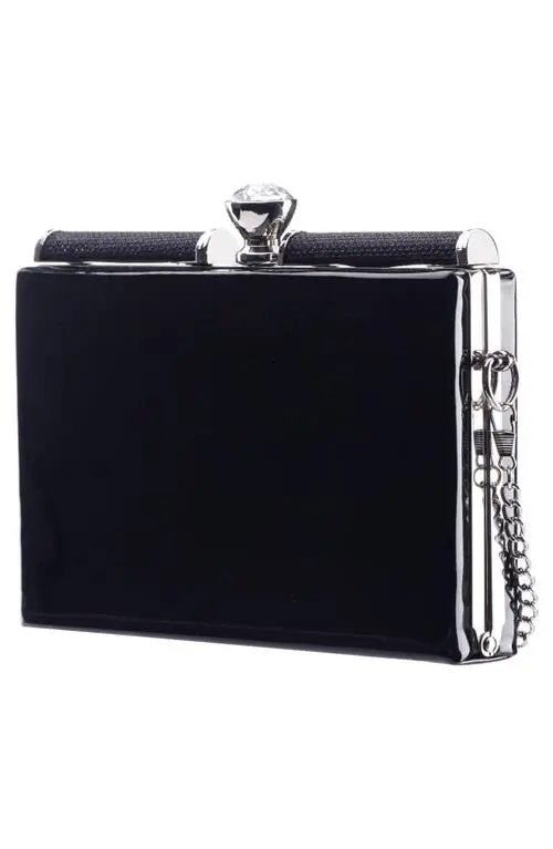 Nina Darby Crystal Clutch - Black