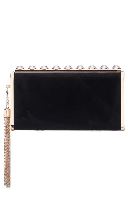 Nina Amos Crystal Clutch - Black