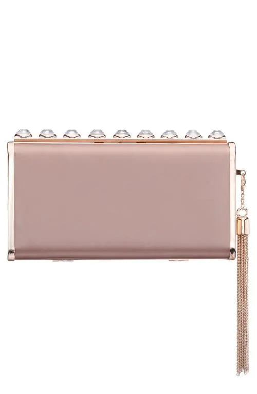Nina Amos Crystal Clutch - Honey
