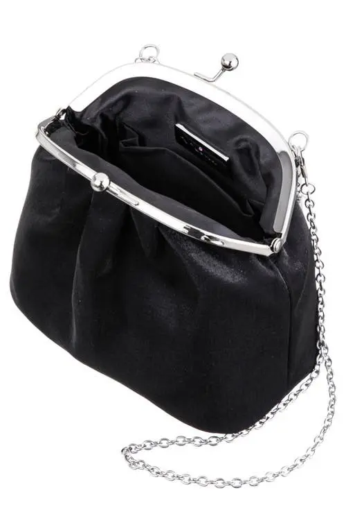 Nina Elsbeth Crystal Clutch - Black